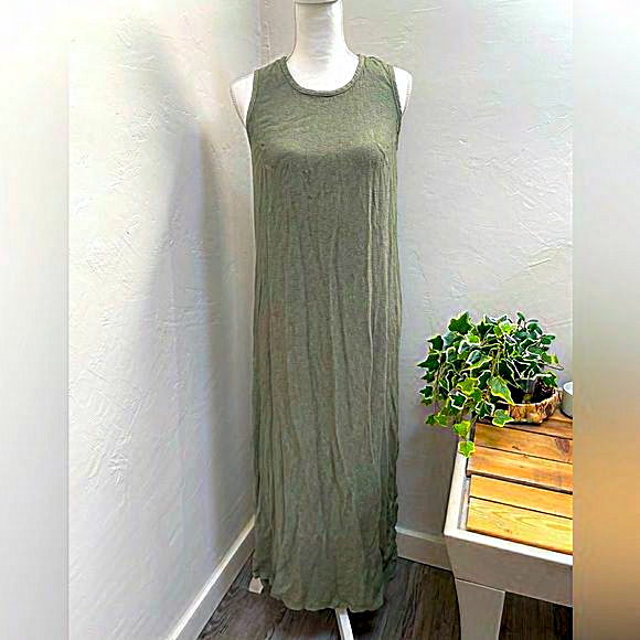 Democracy | Dresses | Democracy Weekend Jersey Maxi Dress Crew Neck ...